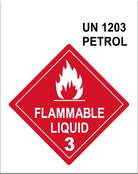 Safety Tags for Petrol Fuel Containers – Markit Graphics